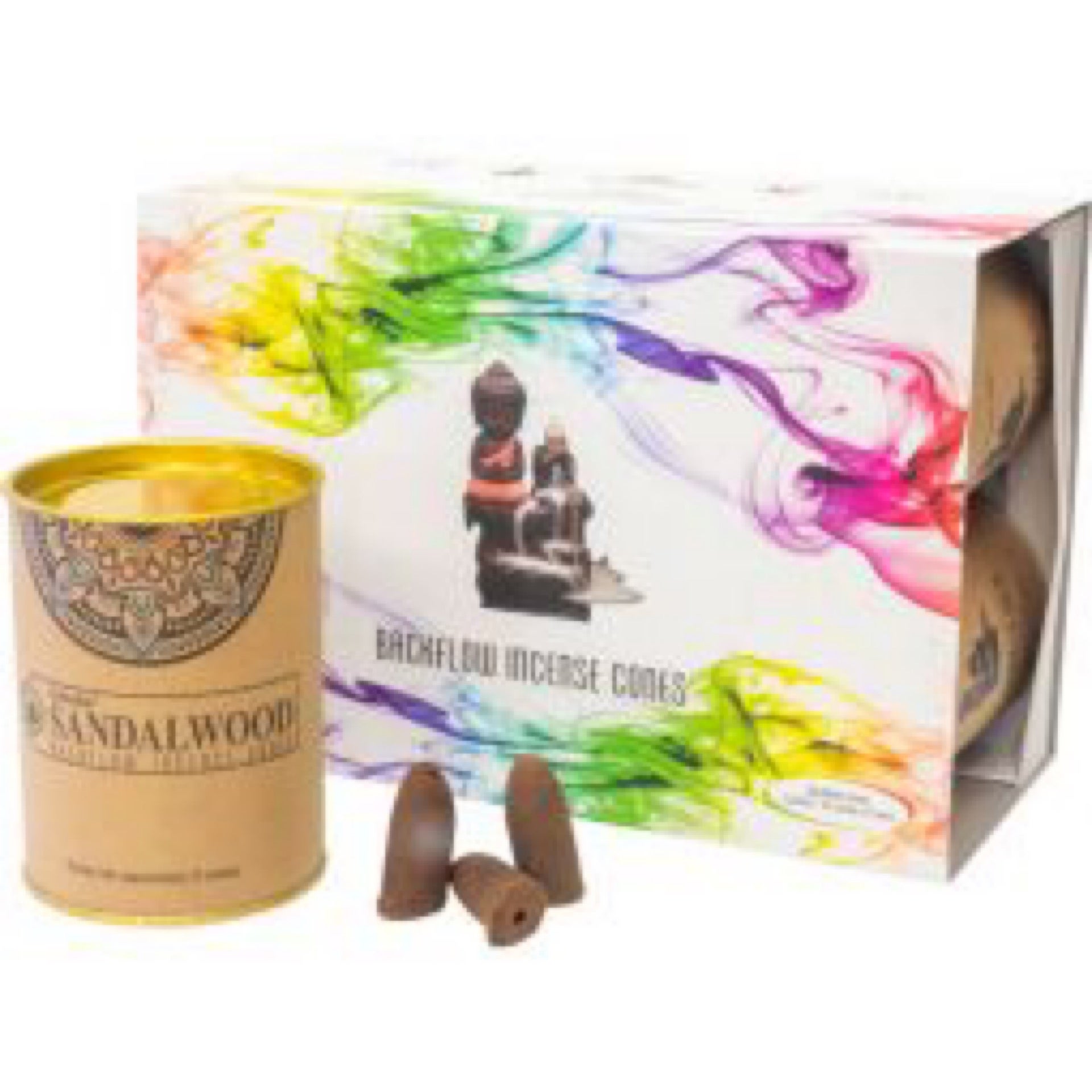Goloka Sandalwood Backflow Incense Cones | Crone's Cupboard